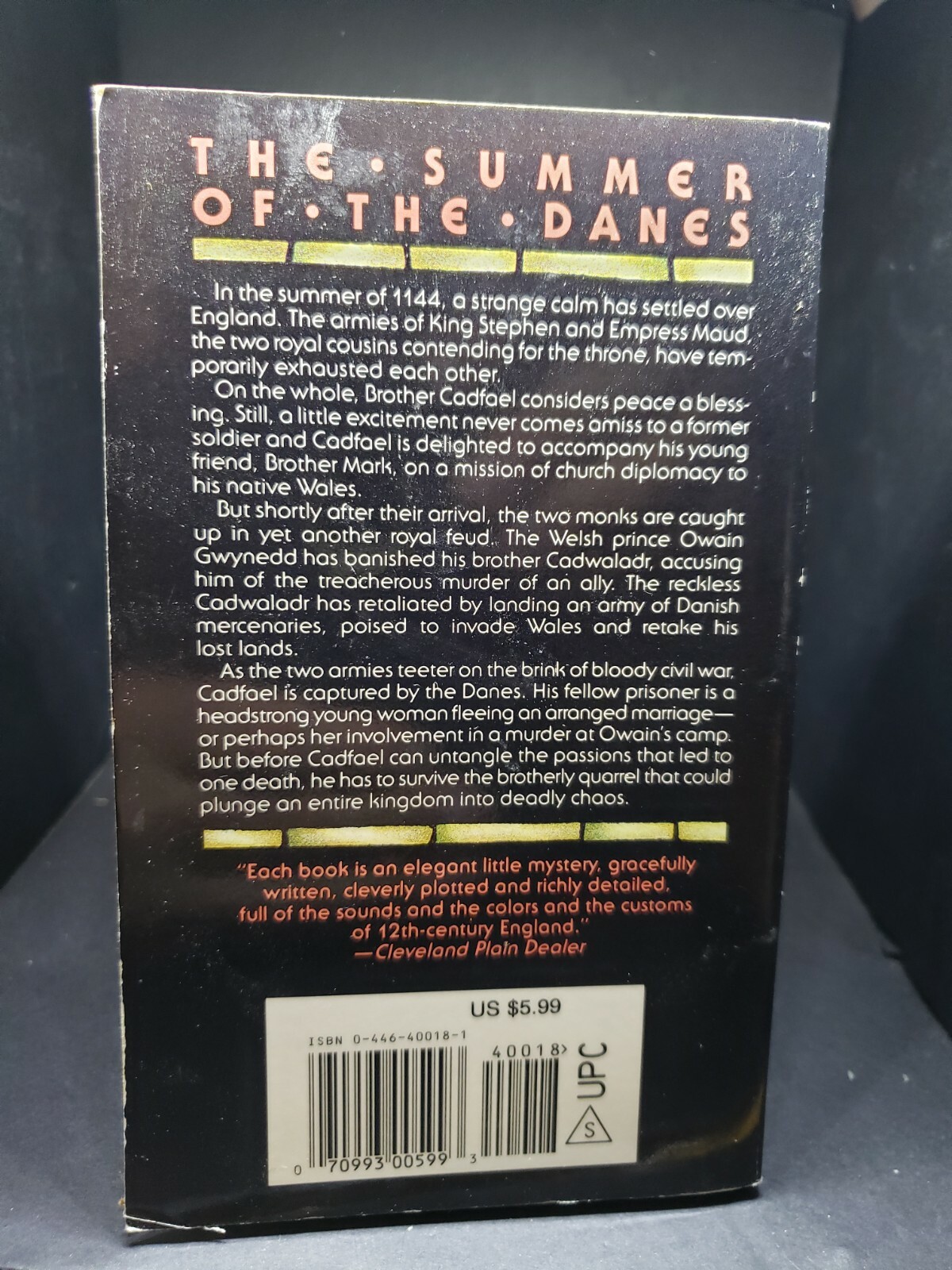 The Summer of the Danes: Ellis Peters. Warner Books 1992 9780446400183 ...