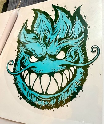 Spitfire Grimple Stix Jeff Grosso Skateboard HTV Iron On Vinyl Decal 7 ...