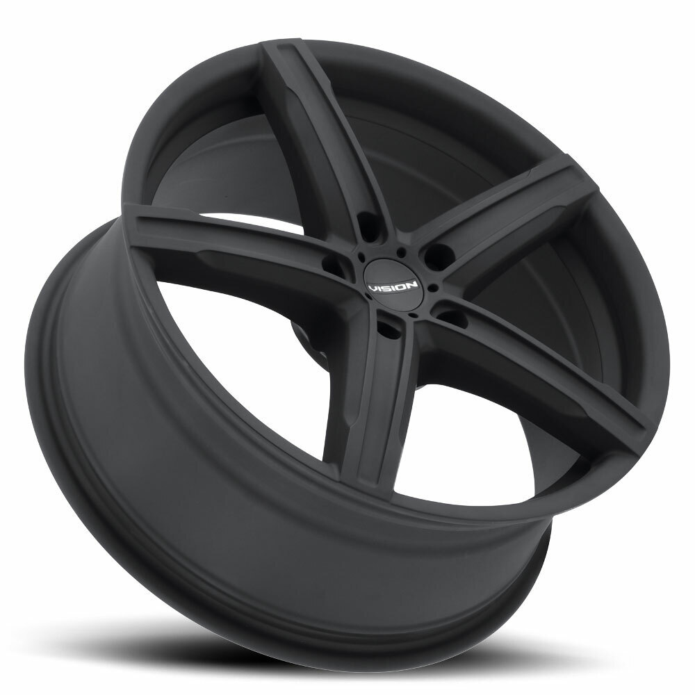 Set 4 16" Vision Street 469 Boost Satin Black Wheels 16x7 5x4.5 38mm Rims | eBay