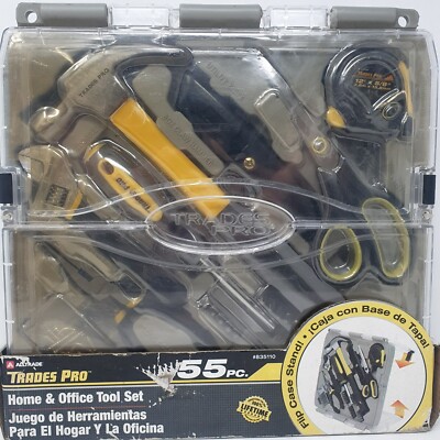 Alltrade Trades Pro 835110 Home & Office Tool Set 55 pc w/ Carrying ...