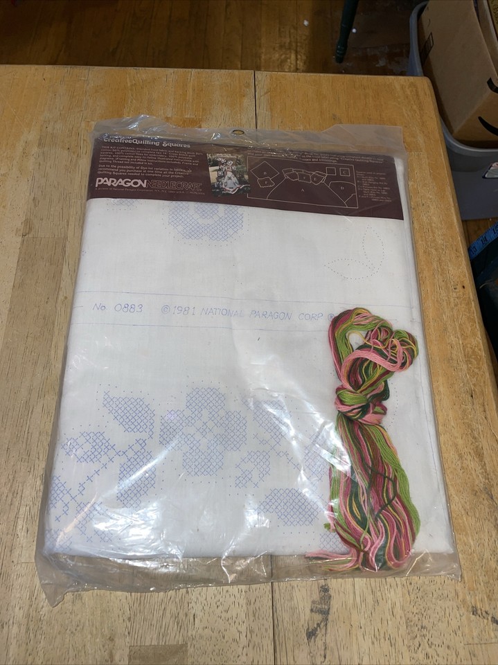 Paragon Creative Quilting Squares Kit #0883 Colonial Rose New NOS | eBay