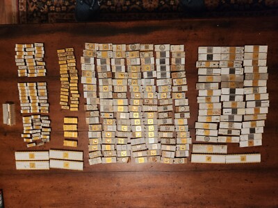 Huge Vintage Rare White Ceramic IC Chip E Prom Gold Processor CPU Lot ...