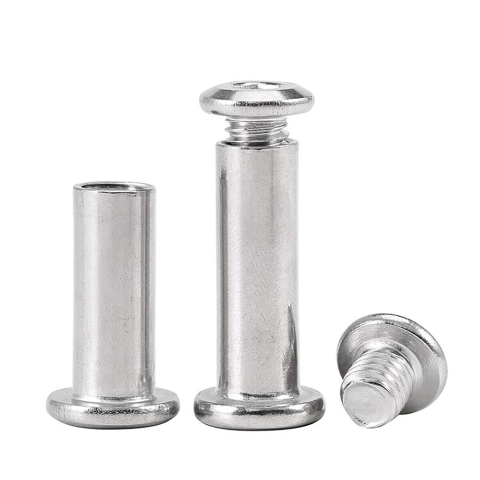 Hex Socket Chicago Screws Binding Screw Nail Rivets A2 M2,3,4,5,6,8,10 ...