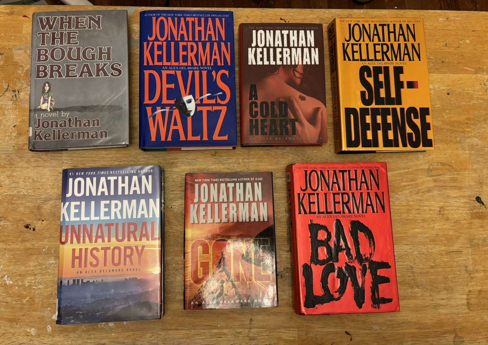 Lot of 7 JONATHAN KELLERMAN Hardcover Murder Mystery Books- HC Detective Novels | eBay