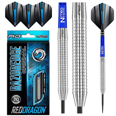 RED DRAGON Razor Edge Original Tungsten Darts Set 20g-33g Flights ...