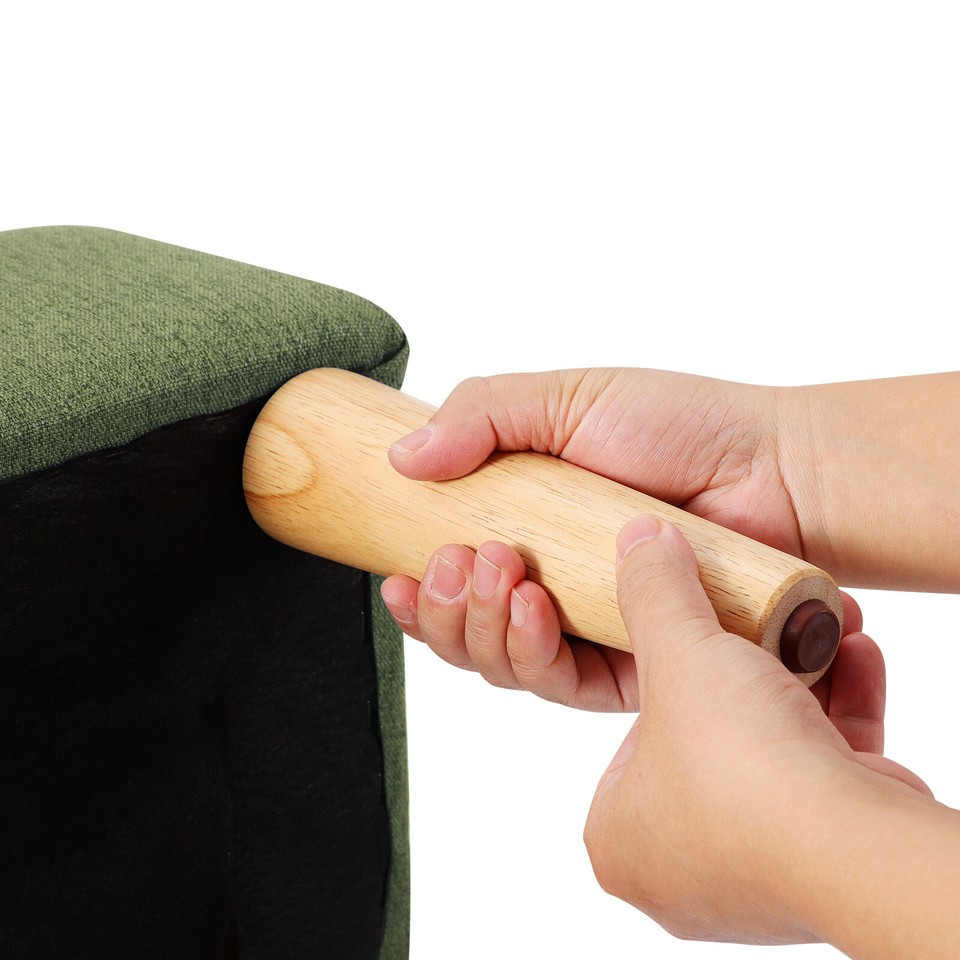 Modern Accent Club Sofa Chair 360° Rotating Swivel Barrel Fabric Chair ...