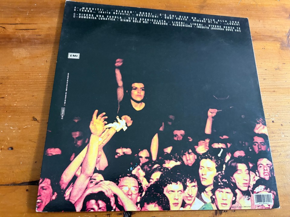 2 LP ITALY 1990 Vasco Rossi – Fronte Del Palco - Live | eBay