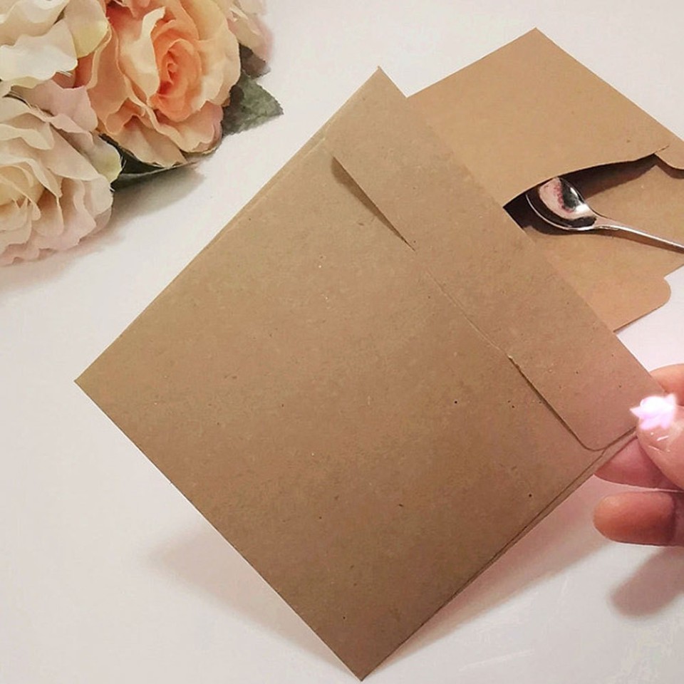 100pcs Card Envelopes Cd Greeting Card Envelope Paper Business Card ...