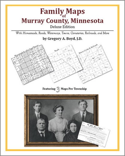 Family Maps Murray County Minnesota Genealogy MN Plat | eBay