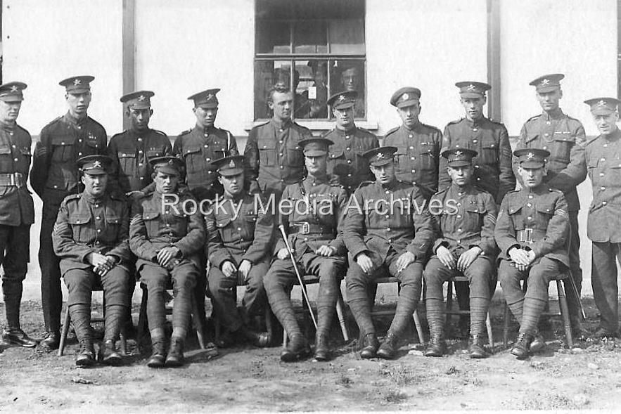 Nvb-94 WWI Machine Gun Corps, Group Of Nco's, Belton Camp. Photo | eBay UK