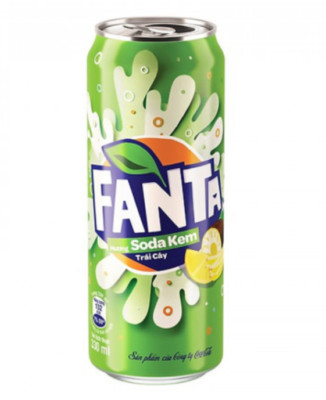 FANTA FRUITY CREAM SODA ASIA - 330 ML - EXOTIC POP - VIETNAM SODA ...
