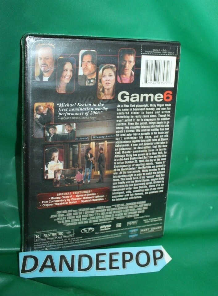 Game 6 (DVD, 2006) 829567035726| eBay
