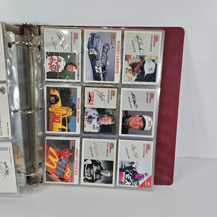 Vintage NASCAR Collectors Card Album FULL approximatley 288 Cards Many ...