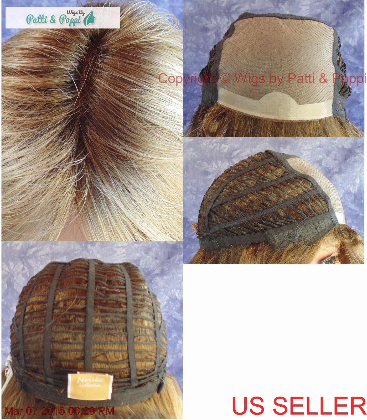 SHILO NORIKO RENE OF PARIS MONOTOP WIG STUNNING SEDUCTIVE COLOR NUTMEG ...