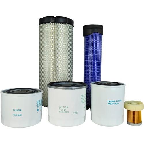 Complete Filter Service Kit for Kubota L2501 HST Oil Fuel Hydraulic Air ...