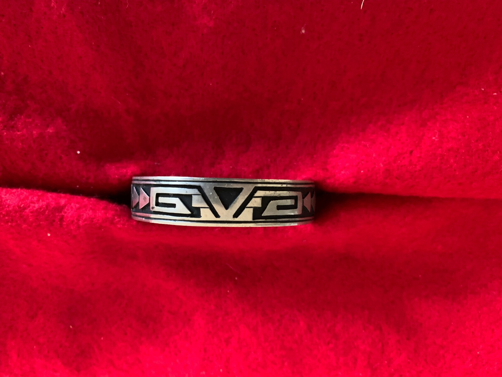 Vintage Gibson Gene Navajo 925 Sterling Silver Geomet… - Gem