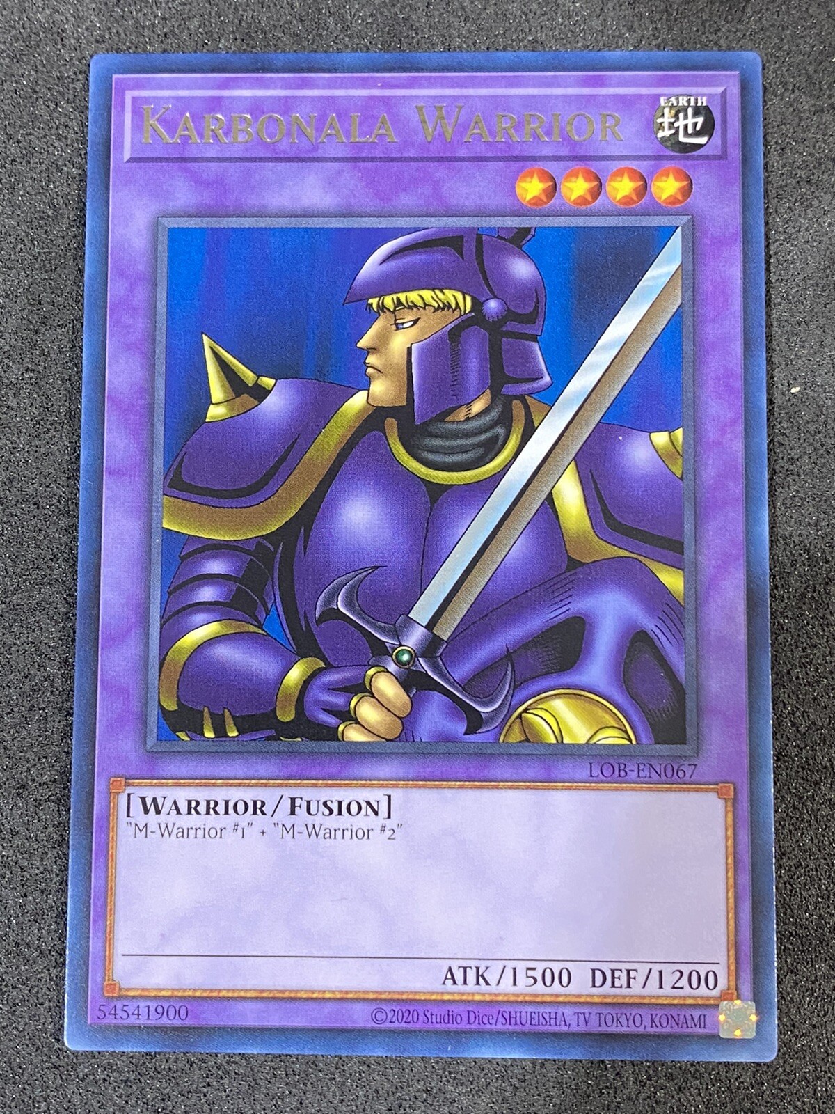 YuGiOh! - Karbonala Warrior LOB-EN067 Rare 25th Anniversary Edition ...