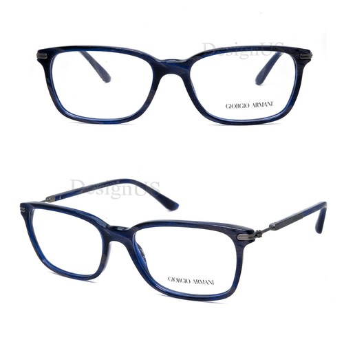 Giorgio Armani AR 7030 5133 Brushed Stripped Blue Grey 54/17/140 ...