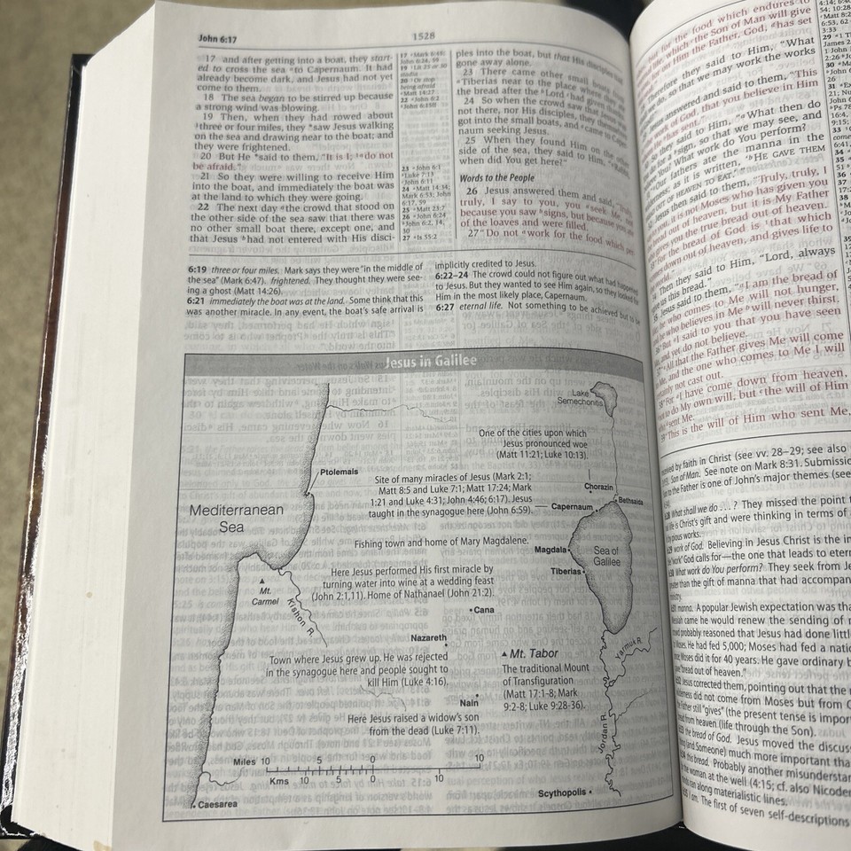 NASB, Zondervan NASB Study Bible, Hardcover, Red Letter by Kenneth L ...