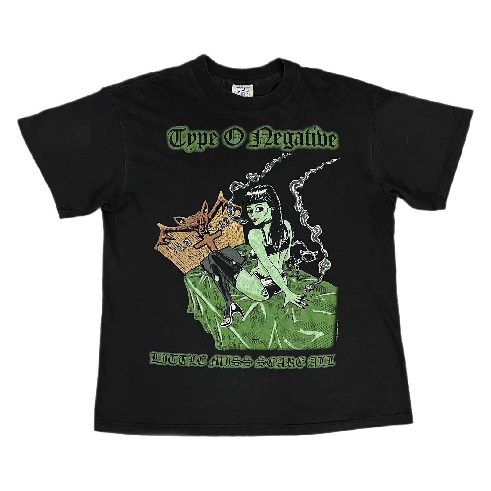 Vintage Type O Negative "Little Miss Scare It All" T-… - Gem