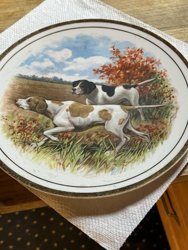 10”R.K.BECK PLATE 2 POINTER DOGS | eBay
