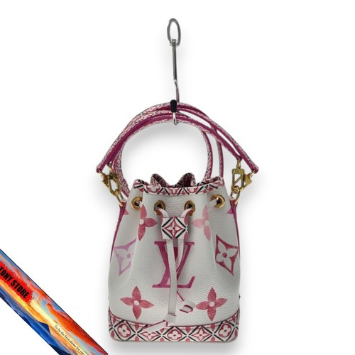Louis Vuitton LV by the Pool Nano Noe Shoulder Bag PVC Vinyl White ...