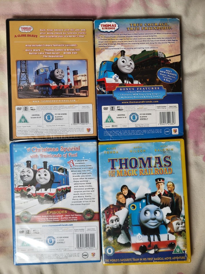 Thomas the Tank Engine DVD Bundle X4 | eBay