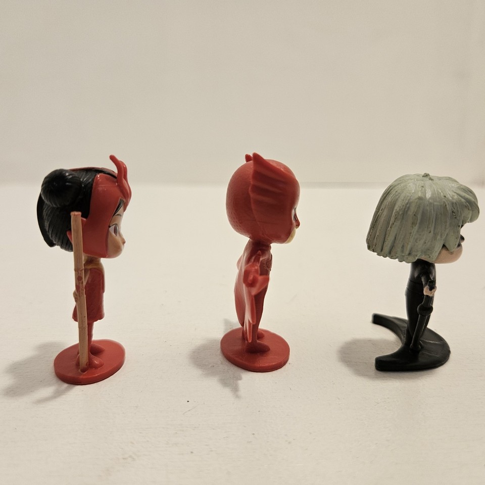 3X PJ Masks Figure by Just Play Frog Box - Owlette Luna Girl cake ...