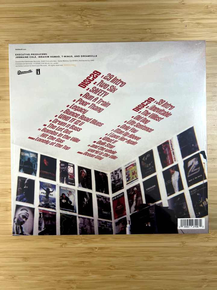 j. cole the fall off vinyl stealth edition 4LP new, unopened, perfect ...