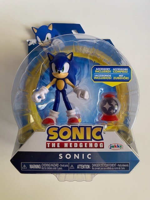 Jakks Pacific Sonic The Hedgehog 4" Modern Sonic With Invincible Item ...
