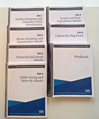SANS SEC504 2020 Hacker Tools, Techniques, Exploits, & Incident ...