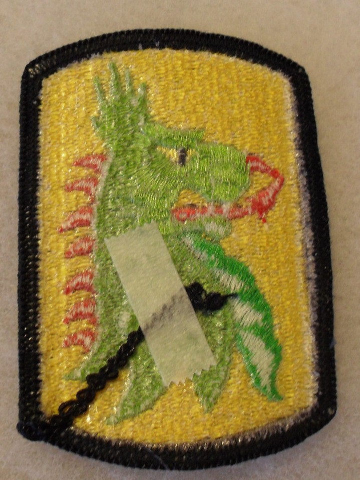 455TH CHEMICAL BRIGADE PATCH WITH MERROWED EDGE & PLASTIC BACKING | eBay