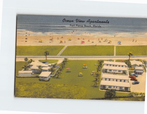 Postcard Ocean View Apartments, Fort Pierce Beach, Fort Pierce, Florida ...