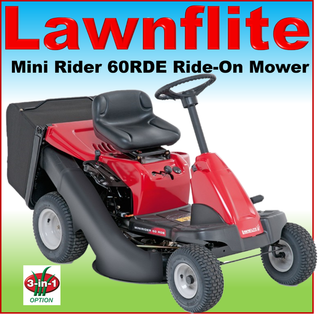 Lawnflite Smart Mini Rider 60 Rdhe 60cm Hydrostatic Ride-on Mower ...