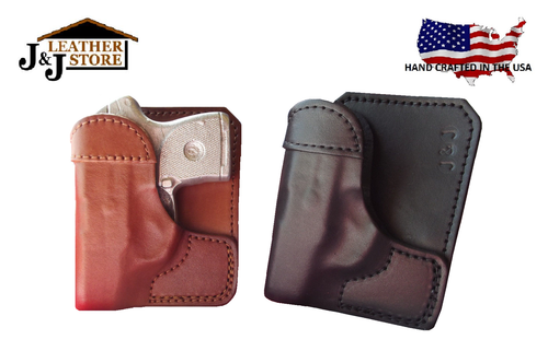 J&J RUGER MAX 9 MAX-9 FORMED WALLET STYLE PREMIUM LEATHER POCKET ...