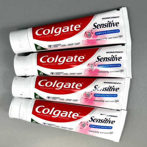 Colgate Sensitive Toothpaste Complete Protection Mint Clean 4PK x 6 Oz ...