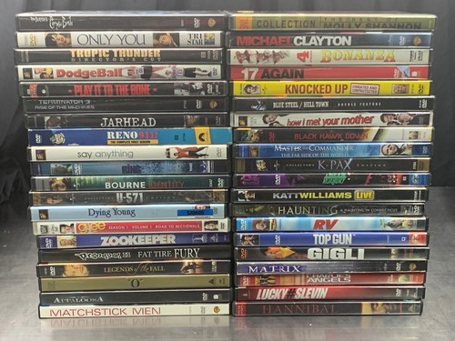 Lots of 40 Used DVDs Assorted Genre Movies TV Shows 40-Bulk DVD Lot | eBay