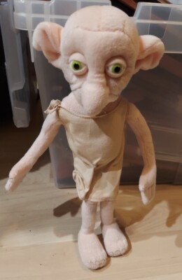 Dobby Plush 12" Posable House Elf Harry Potter Noble Collection Stuffed ...