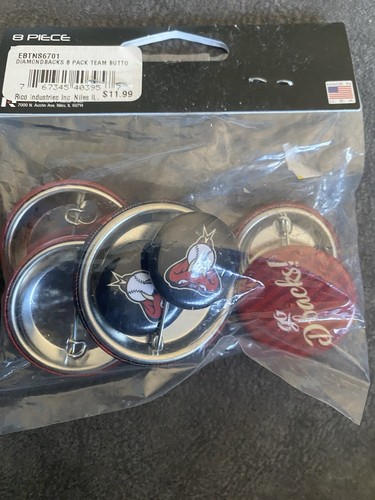 Arizona Diamondbacks MLB 8 Piece Button Set Collector Fan Pins | eBay