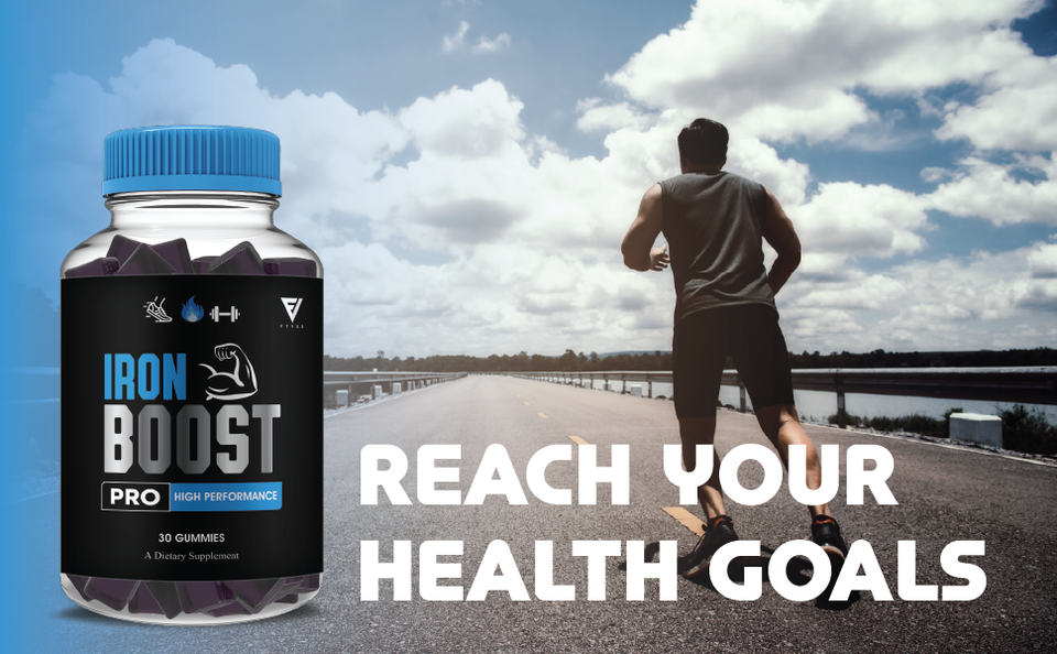 (5 Pack) Iron Boost Pro Performance Gummies, IronBoost Pro (5 Month ...