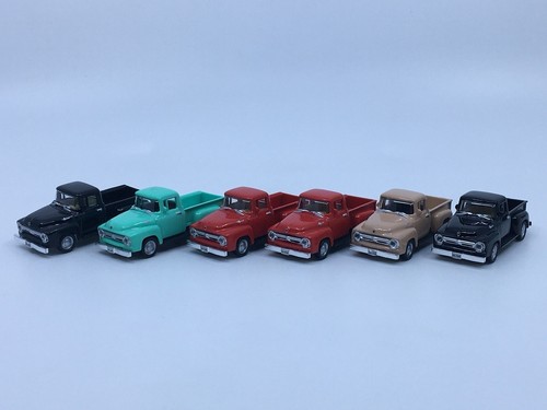 HO Scale Lot of 6 Model Power Ford F-100 Pickup Truck Vehicles | eBay