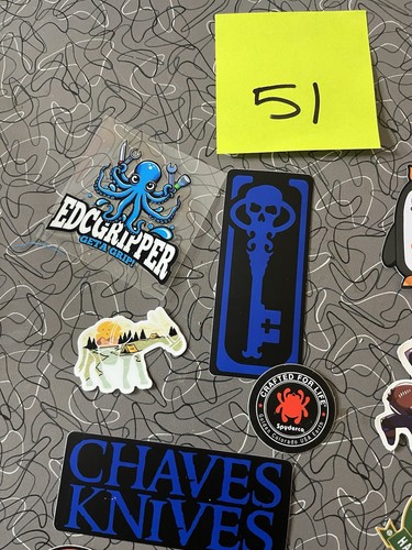 Lot Of 14 Knife Stickers | eBay