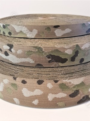 MURDOCK MULTICAM WEBBING USA MADE BERRY COMPLIANT MILSPEC SOLD BY METRE ...
