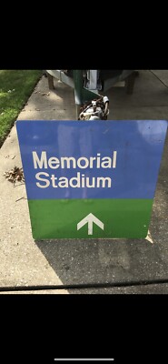 Baltimore Memorial Stadium Metal Street Sign Colts Orioles | eBay