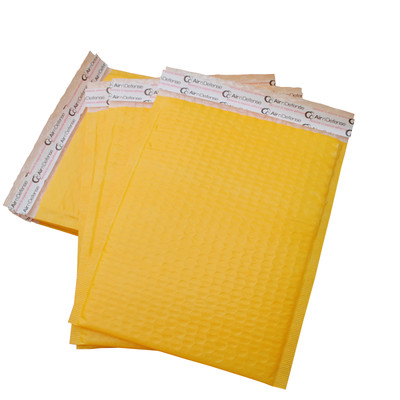 AirnDefense Any Size Yellow Poly Bubble Mailers Plastic Shipping Padded ...