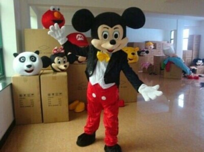 Hot selling adult suit size Realistic Mickey Mouse mascot clothing | eBay