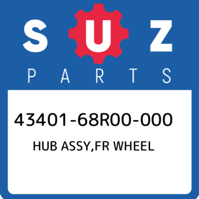 43401-68R00-000 Suzuki Hub assy,fr wheel 4340168R00000, New Genuine OEM ...