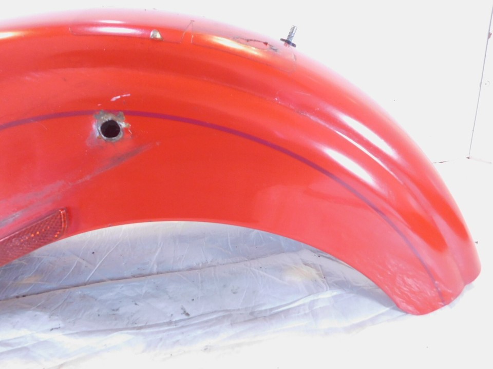 2002-2005 Harley Davidson FXDWG Dyna Wide Glide Red Bobbed Rear Wheel ...