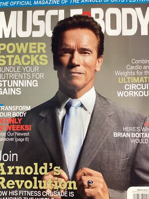Muscle & Body Magazine 2010 Arnold Schwarzenegger Boitano Tapout Rare ...