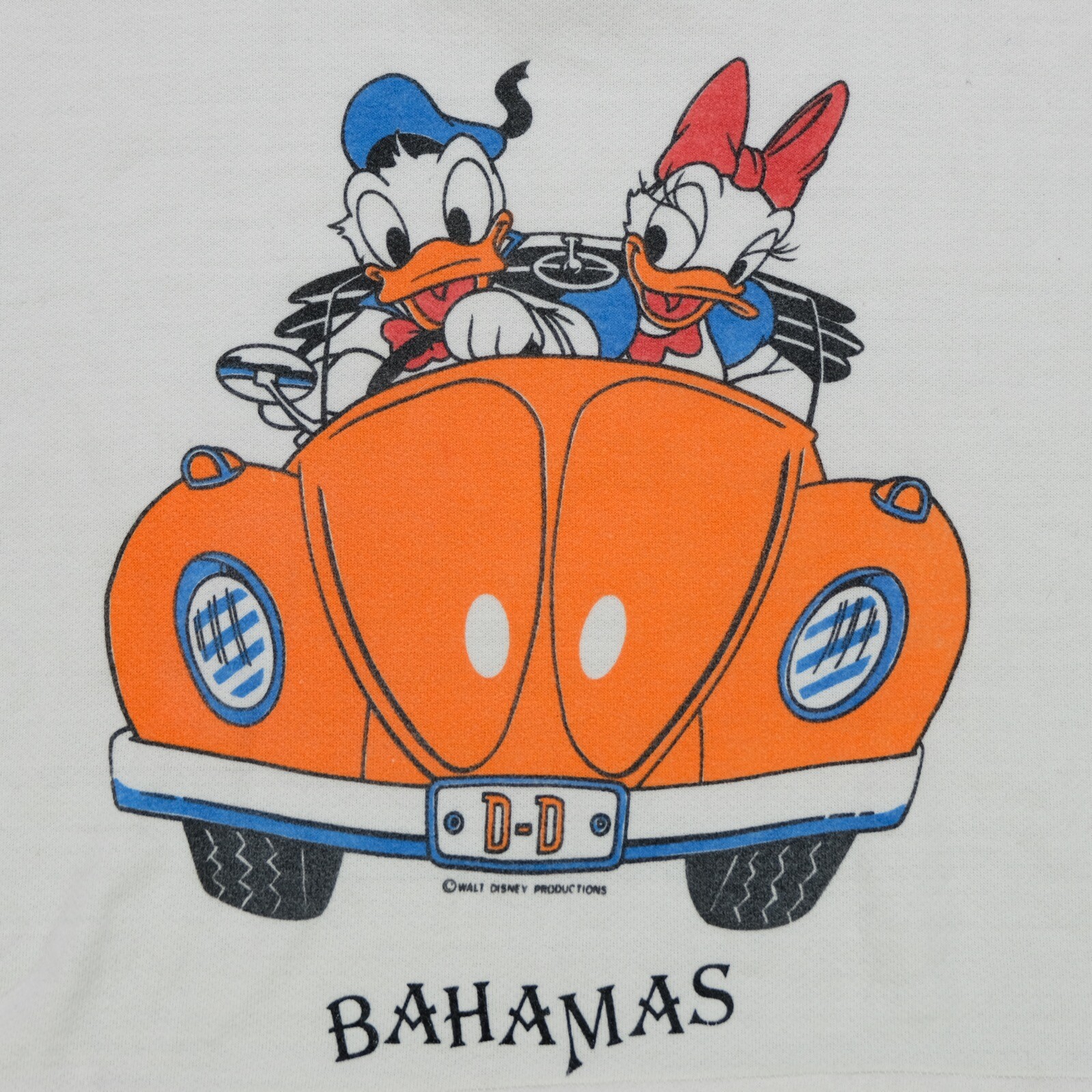 Rare VTG WALT DISNEY Donald Daisy Duck Driving Car Ba… - Gem